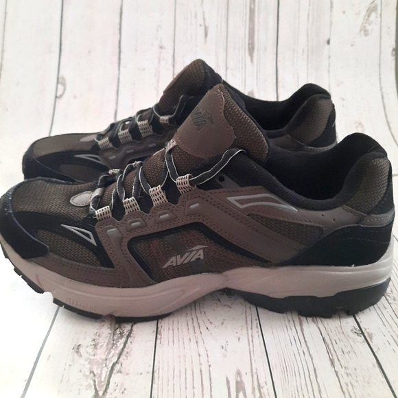 Avia | Shoes | Avia Jag Offroad Trail Memory Foam Athletic Shoe Brown ...